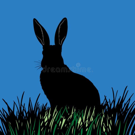 Shadow of the Rabbit, Simple Vector Illustration Format. Stock ...