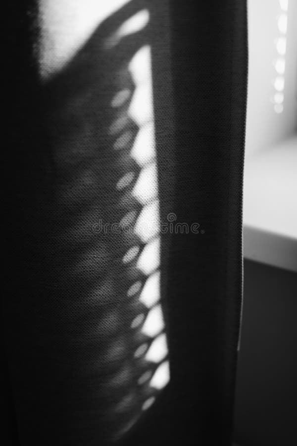 Shadow of the Rays Falling on the Wall through Curtains. Abstract ...