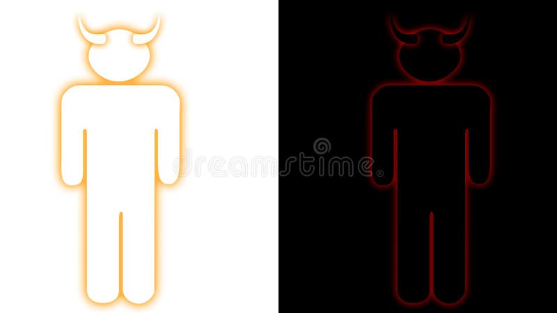 Shadow Red and Orange Devil Background Stock Illustration ...