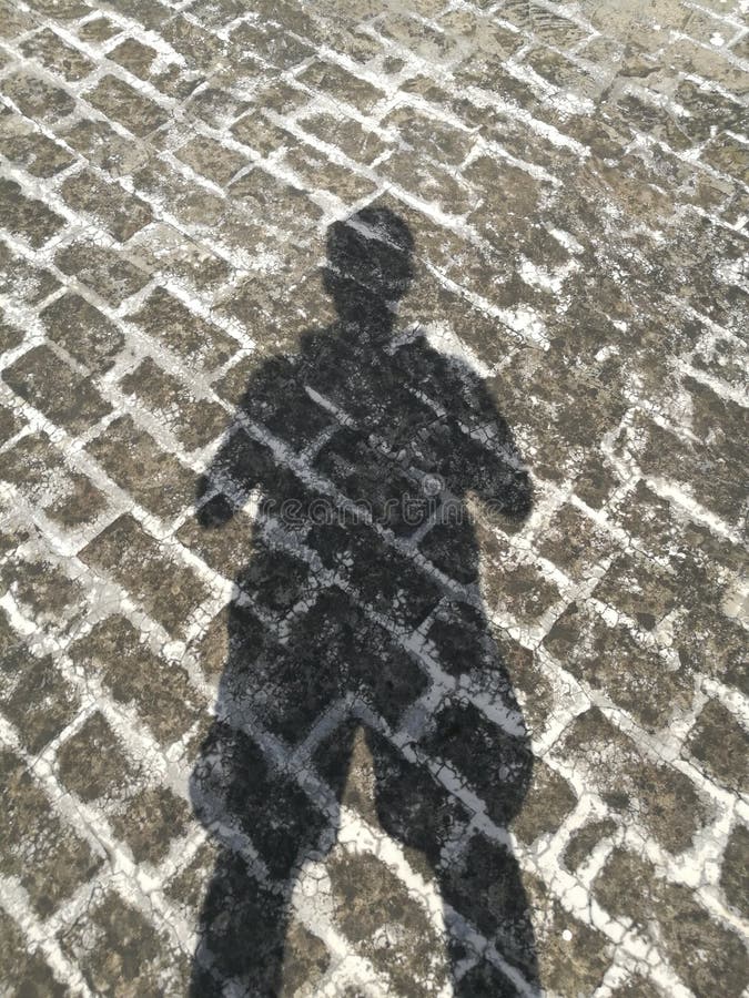 Shadow stock image. Image of reflection, adult, male - 128783323