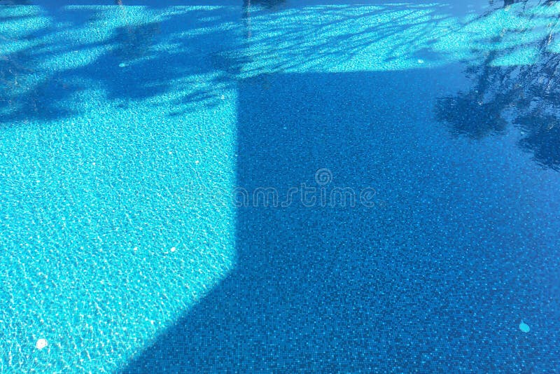 Fat Shadow in the Swimming Pool As Sedentary Stock Image - Image of ...