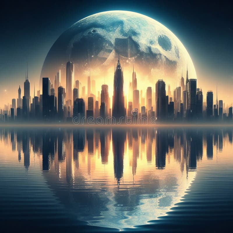 Shadow Reflection the Image of a Shadow Cast on a Reflective U Stock ...