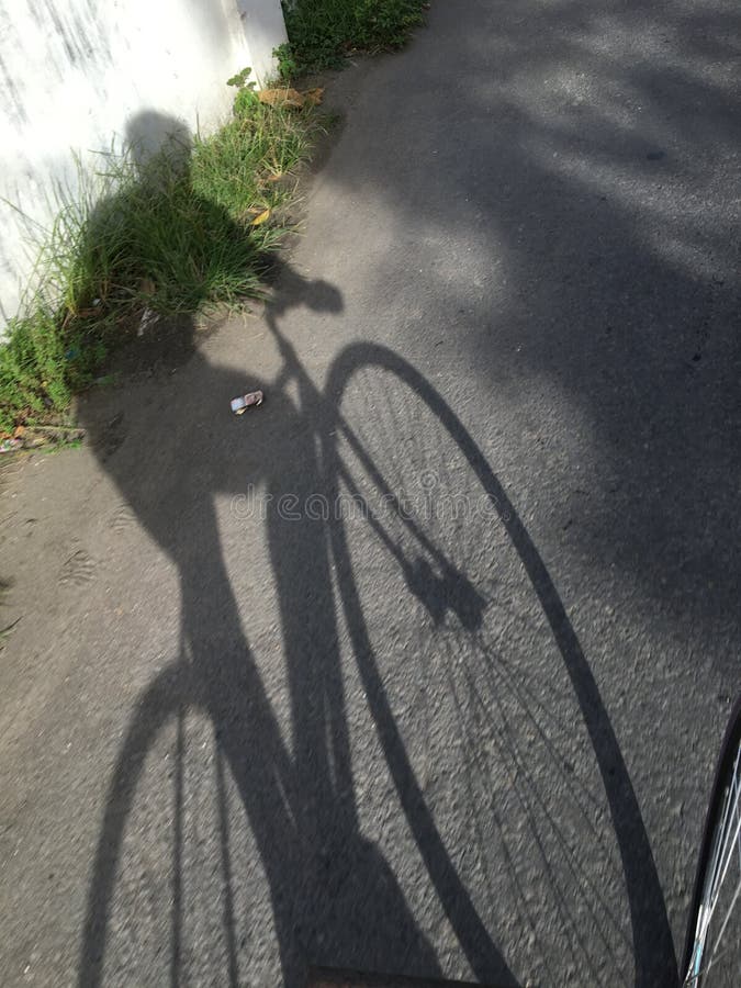 The Shadow on the Road, Asphalt Texture, Stones on the Ground. Stock ...