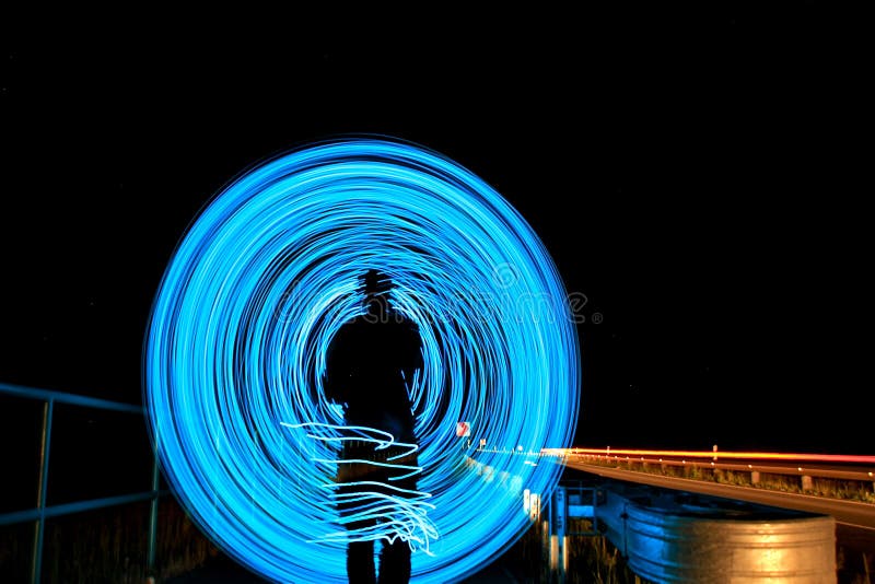 Shadow rodden stock photo. Image of night, human, colors - 25215388