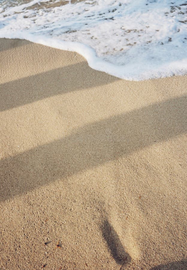 Shadow Sand Wave Beach Vacation Stock Photo - Image of beach, wave ...