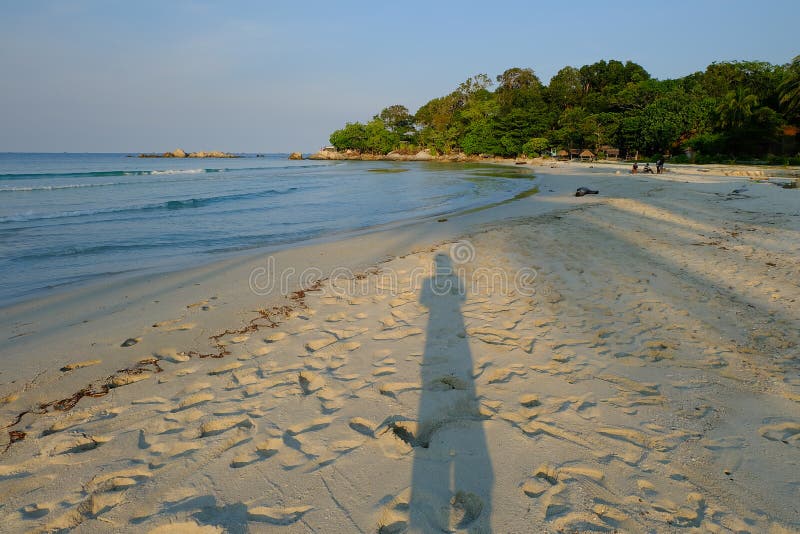 Shadow sea beach stock photo. Image of sand, beach, holiday - 80372982