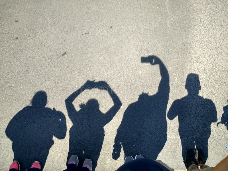 Shadow selfie stock image. Image of eclipse, shadow, shadows - 99380303