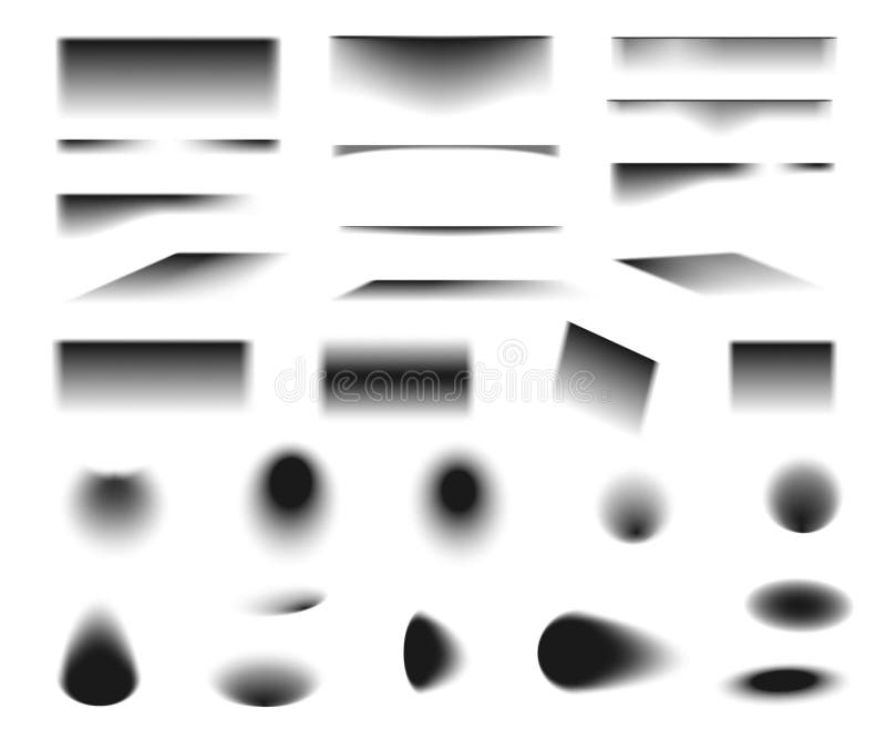 Shadow and Shade Created by Objects Stock Illustration - Illustration ...