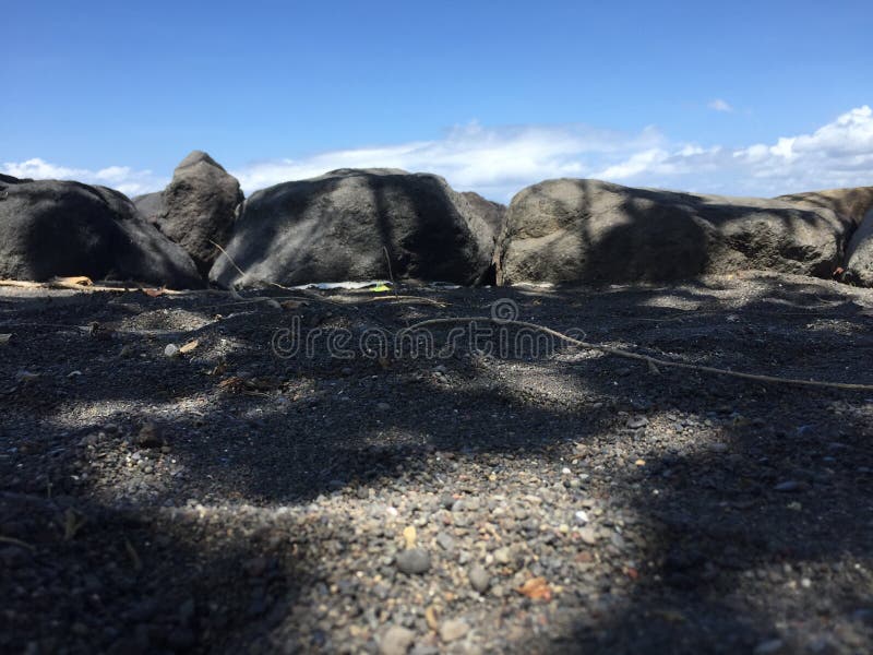 The Shadow between the Solid Rocks Stock Photo - Image of sand, shadow ...