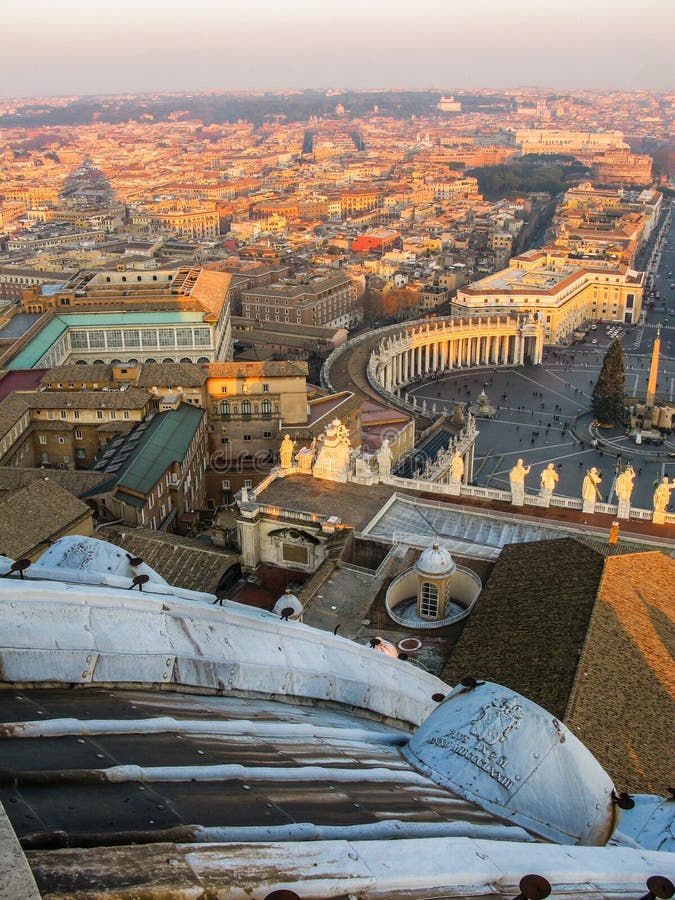 Shadow of St. Peter S Basilica on Rome Stock Image - Image of eternal ...