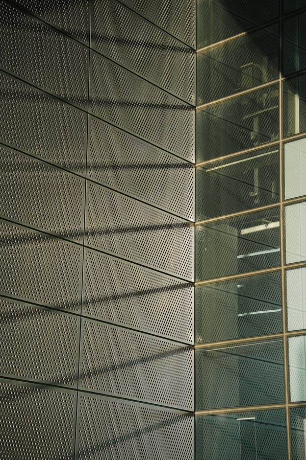 Shadow of Stained Glass Windows in Hallway, Visual Works Stock Photo ...
