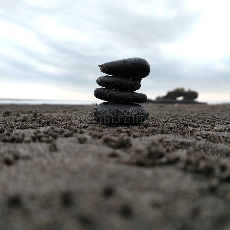 Shadow Stones by the Beach Original Place Scane Stock Photo - Image of ...