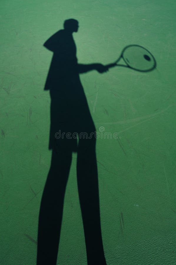 Tennis shadow 02 stock photo. Image of tennis, shadow - 1918062