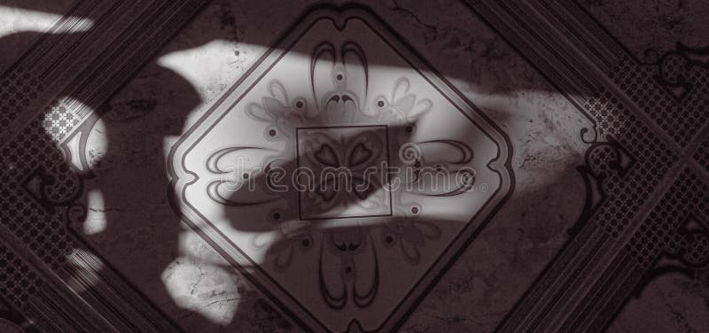 Shadow on tile stock image. Image of circle, lighting - 210738277