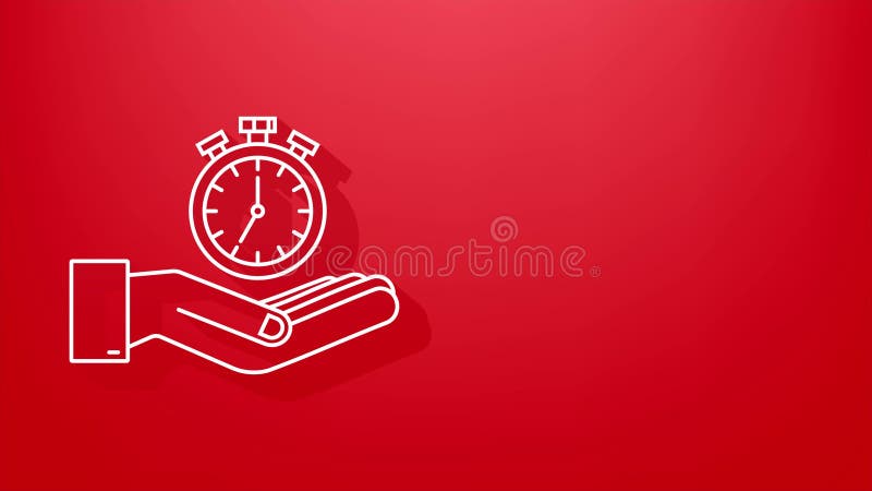 Hand Watch Rotating Motion Graphics. 3d Rendering of Modern Hand Watch ...