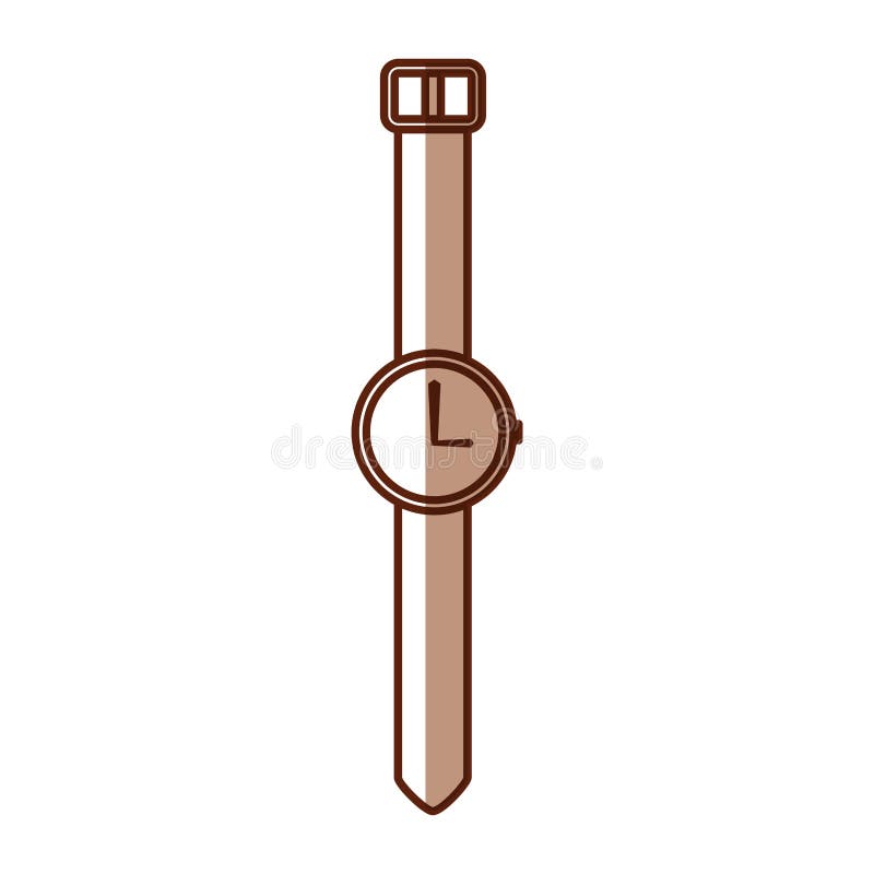 Shadow Vintage Watch Cartoon Stock Vector - Illustration of luxury ...