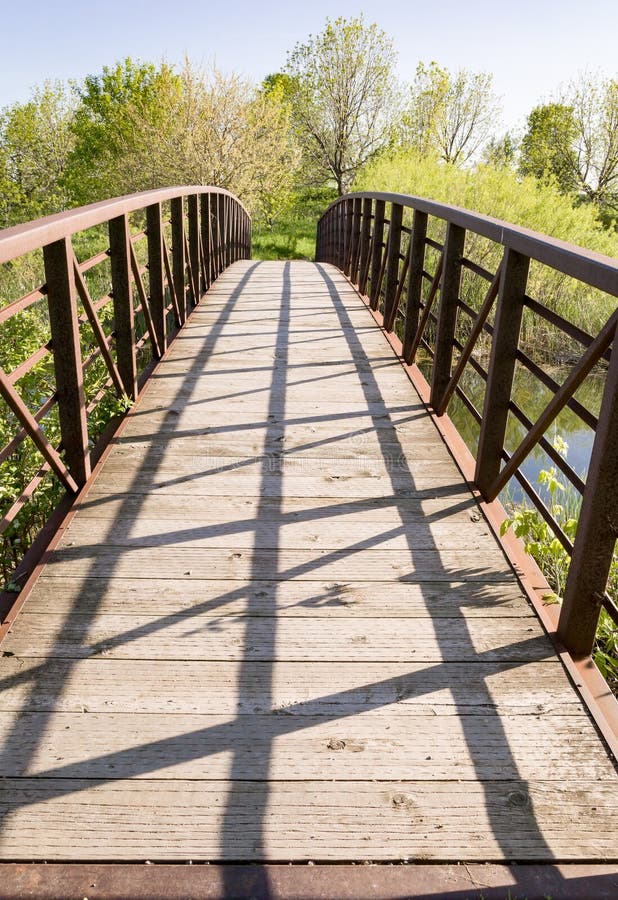 Shadow Walkway stock photo. Image of shadows, railings - 80288442