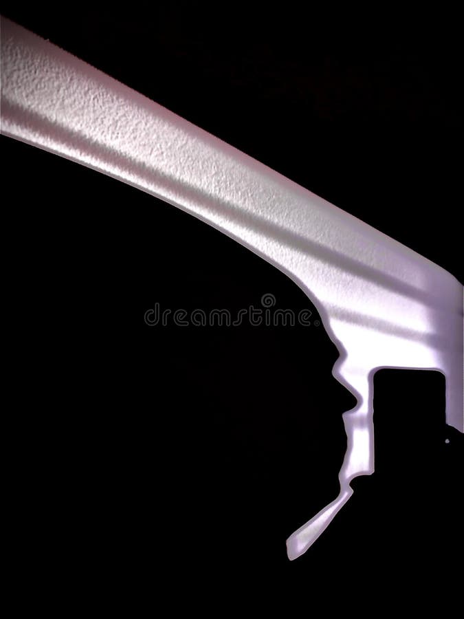 Shadow on the Wall. a Man S Head Looks at the Phone Stock Image - Image ...