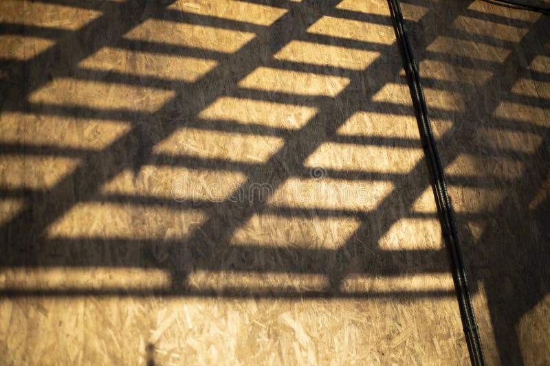 Shadow on the Wall. Roof Shadow Stock Image - Image of light ...