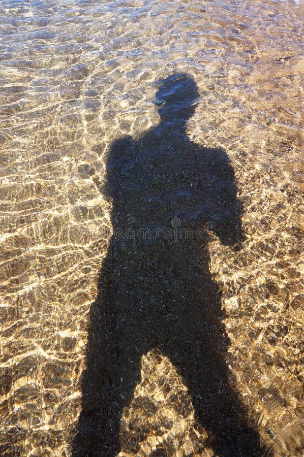 Shadow on the water stock photo. Image of sand, flooded - 78393316