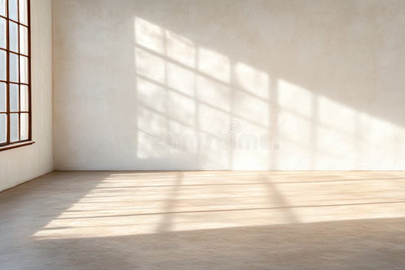 Shadow on White Concrete Wall Corner Stock Illustration - Illustration ...