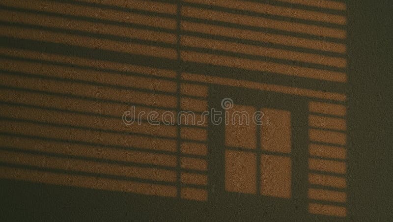 SHADOW of a WINDOW with BLINDS CAST on a TEXTURED WALL Stock Image ...