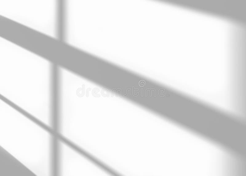 Shadow from Window, Overlay Effect. Realistic Gray Shadow on White ...