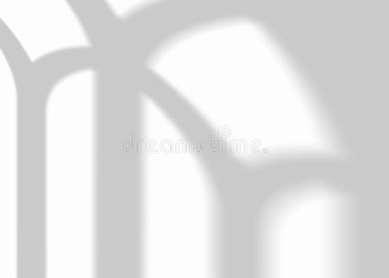 Shadow from Window, Overlay Effect. Realistic Gray Shadow on White ...