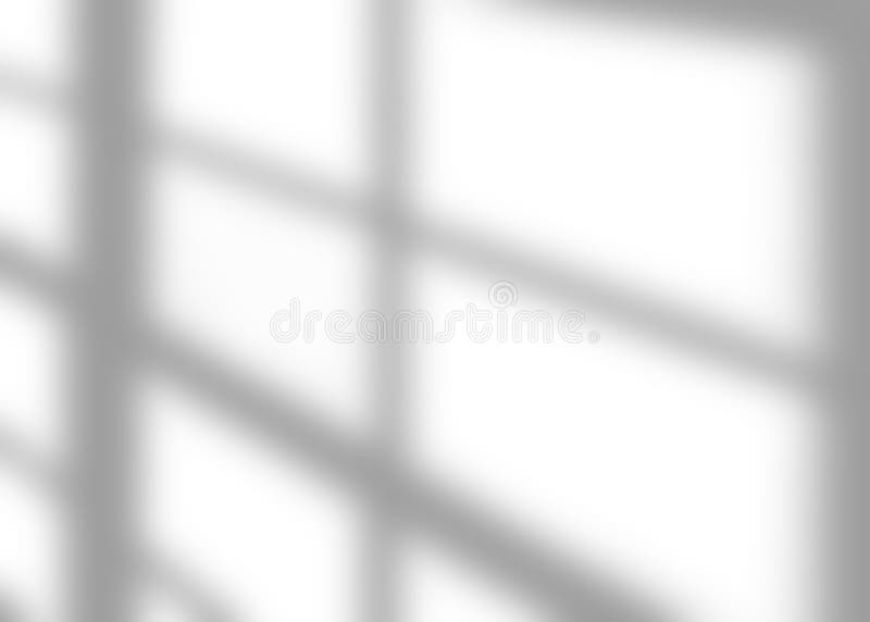 Shadow from Window, Overlay Effect. Realistic Gray Shadow on White ...