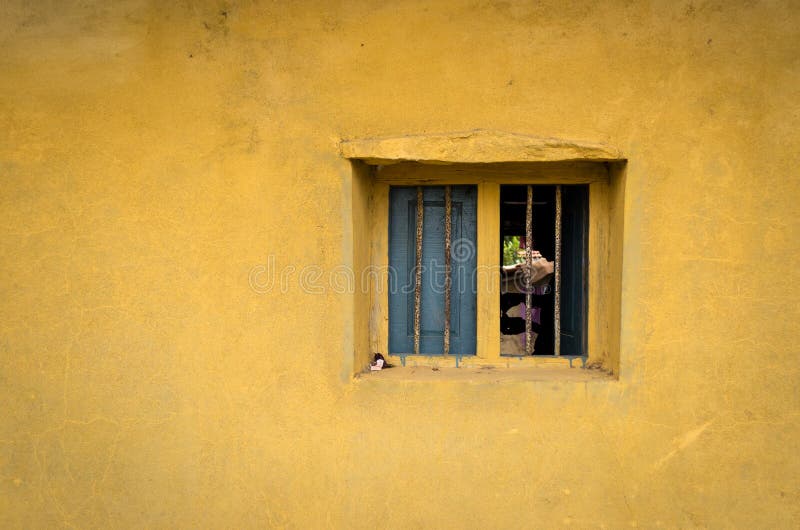 A Shadow through the Window Stock Image - Image of village, person ...