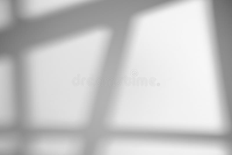 The Shadow from the Window on a White Wall in Sunny Weather with Bright ...