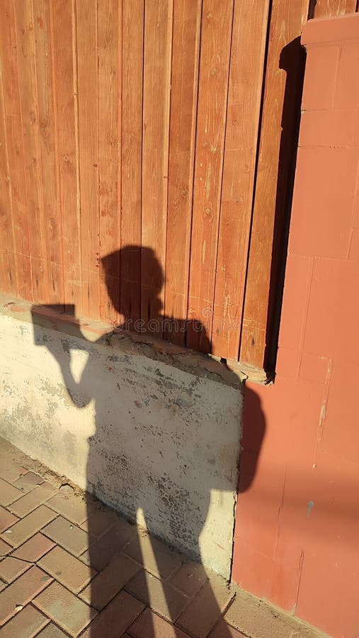 Shadow of a Woman, Man Walking, Symbol Tourist Stock Image - Image of ...