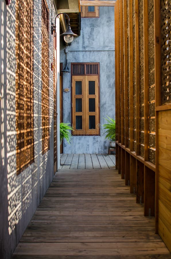 Wooden Battens Vertical Texture, Brown Color. Stock Image - Image of ...