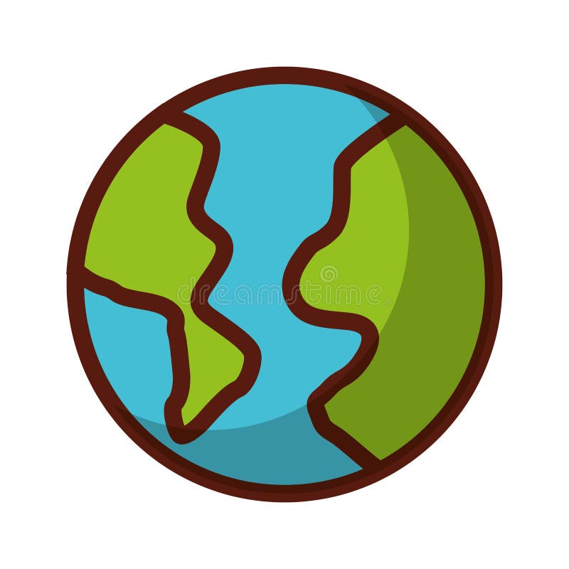 Shadow world map cartoon stock vector. Illustration of america - 93410901