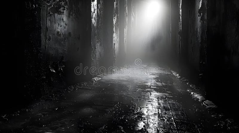Shadowed Path To the Unknown. Concept Mysterious Path, Enigmatic ...