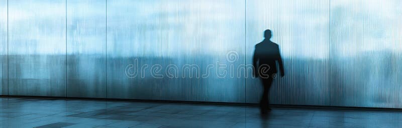 Shadowed Reflections: a Mysterious Hallway with Distorted Figures and ...