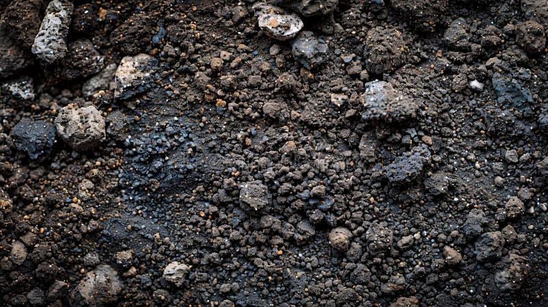 ## Shadowed Textures: a Close-Up of Rough Soil Stock Illustration - Illustration of earth ...