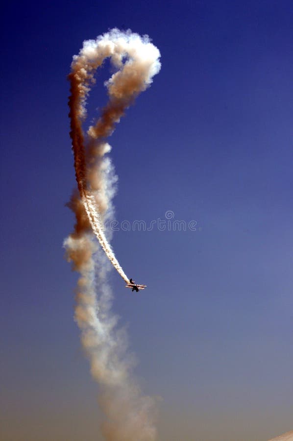 Shadowed Trick Plane Trail stock photo. Image of dive - 41316618