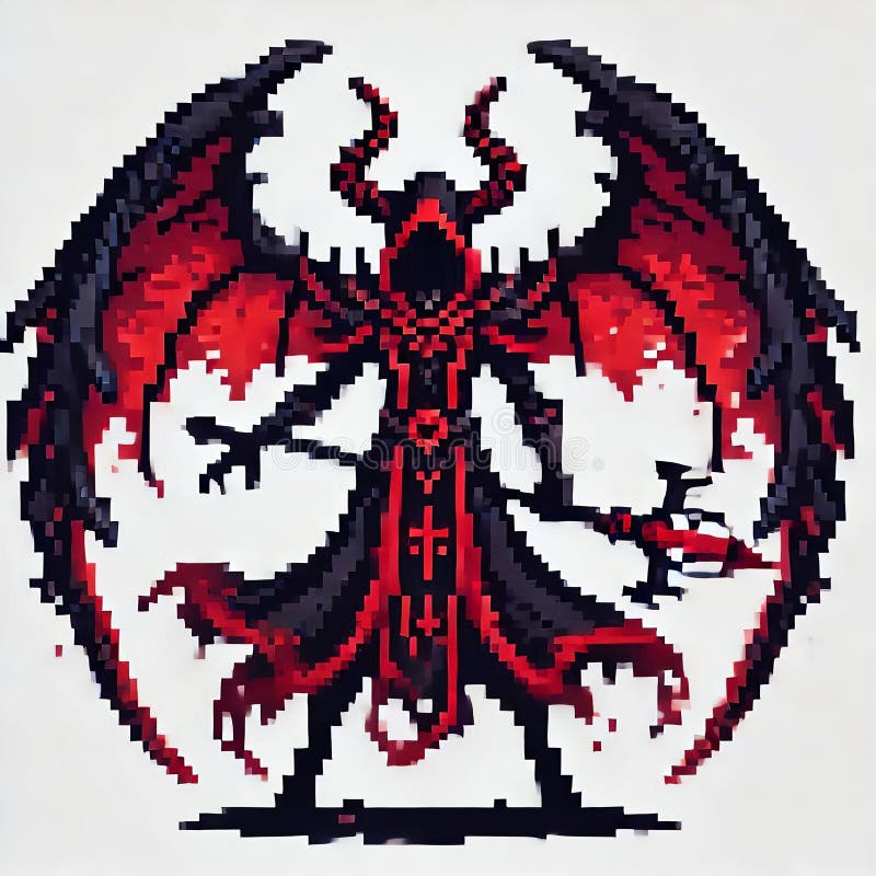 Shadowlord of the Abyss stock illustration. Illustration of sorcerer ...