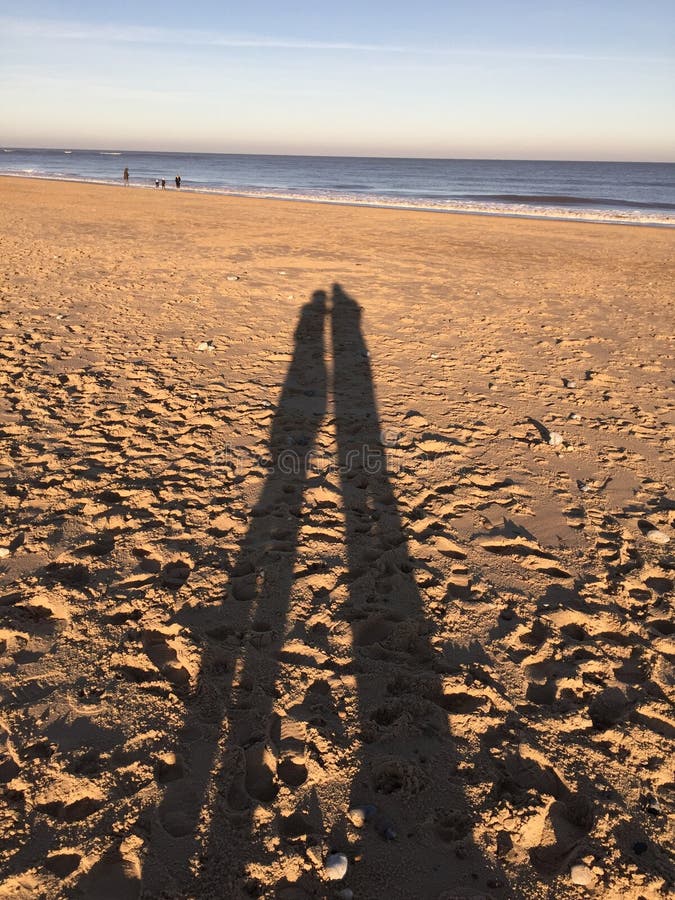Shadows stock photo. Image of beach, winter, shadows - 50784640