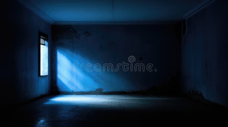 Shadows blue spot light stock illustration. Illustration of scene ...