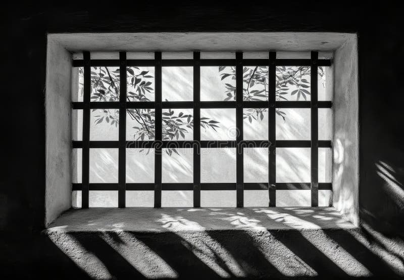 Shadows Cast by Trees and Leaves are Layered on a Transparent Backdrop ...