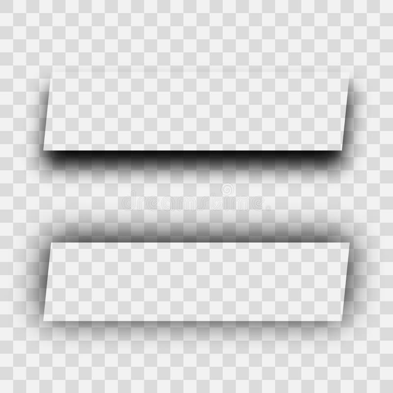 Dark Transparent Realistic Shadow Stock Vector - Illustration of ...