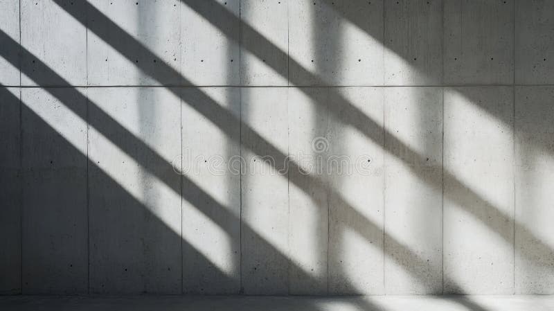 Shadows and Directional Lighting in a Concrete Environment. Background ...