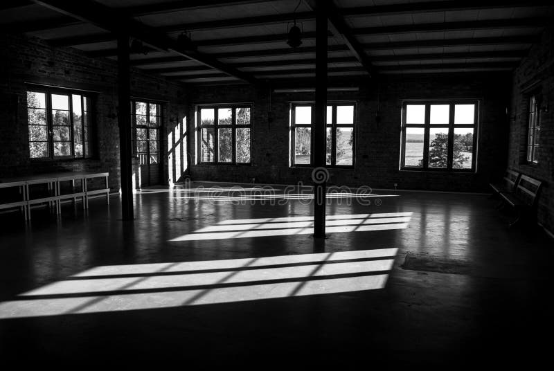 Shadows on the Floor from the Windows Stock Image - Image of venue ...
