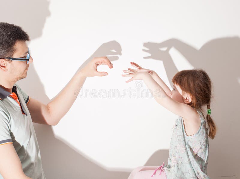 Shadows of children stock photo. Image of little, shadows - 18071656