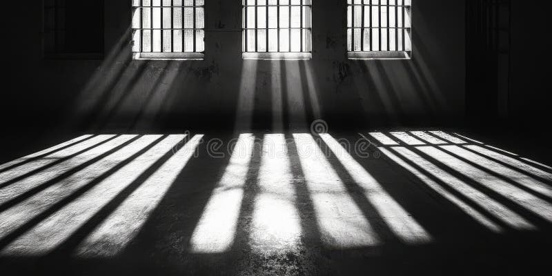 Shadows of Imprisonment a Unique Black and White Perspective that ...