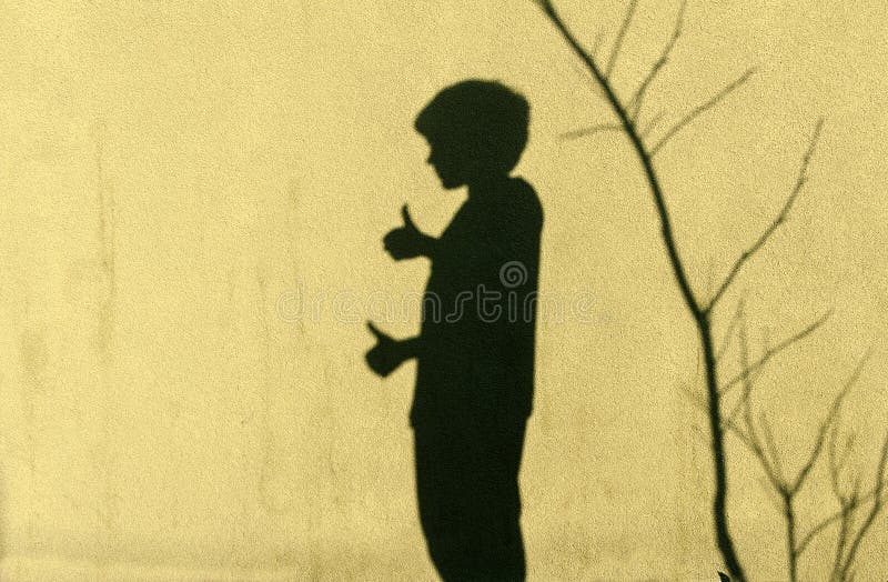 Shadows of kids stock photo. Image of children, playing - 89983802