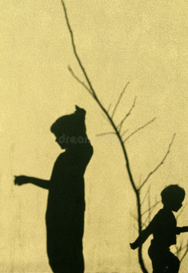 Shadows of kids stock image. Image of friends, shadow - 89983005
