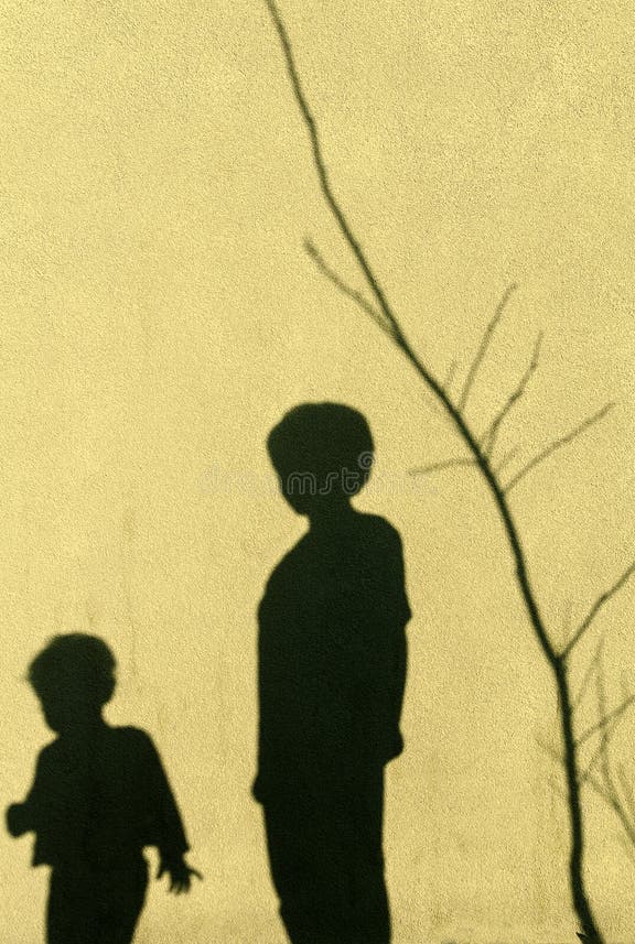 Shadows of kids stock image. Image of friends, shadow - 89983005